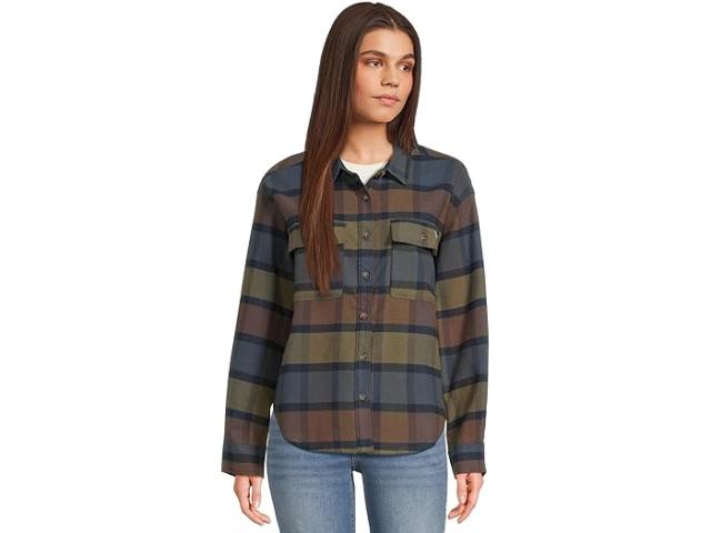 (取寄) ソルティ クルー レディース ファゾム フランネル Salty Crew women Fathom Flannel Espresso
