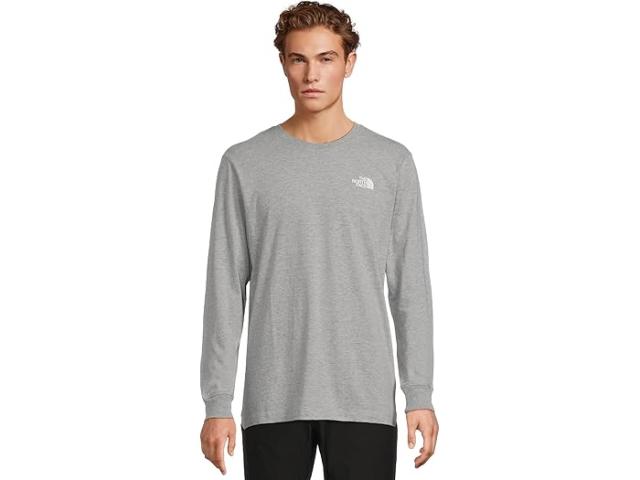 (取寄) ノースフェイス メンズ ロング スリーブ ボックス NSE ティー The North Face men Long Sleeve Box NSE Tee TNF Pale Grey Heather