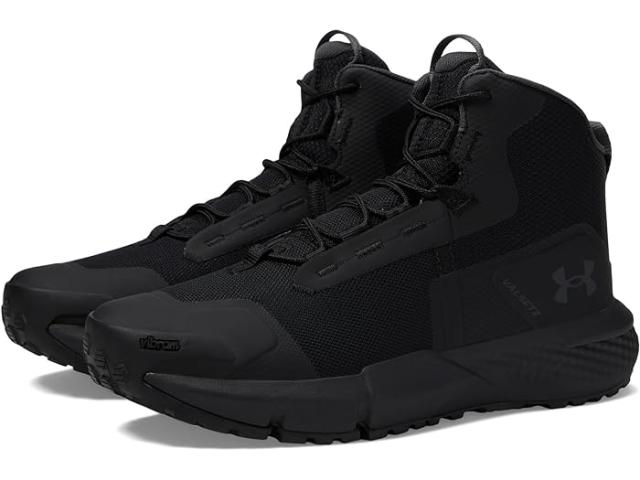(取寄) アンダーアーマー メンズ チャージド バロー ミッド Under Armour men Under Armour Charged Valsetz Mid Black/Black/Jet Gray