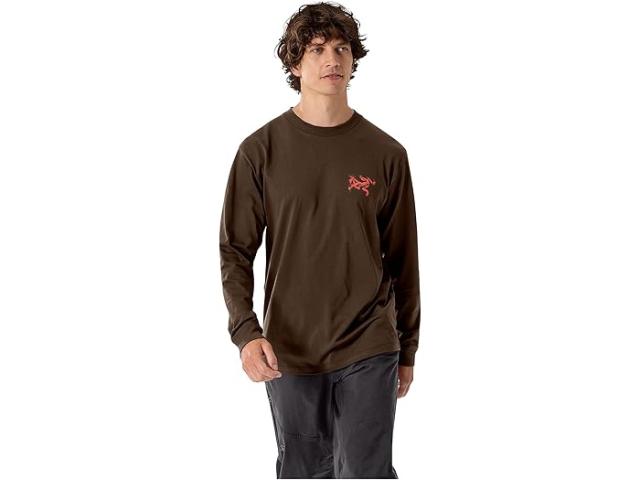 (取寄) アークテリクス メンズ クラッグ Sl コットン バード タイル ロング スリーブ Arc'teryx men Kragg SL Cotton Bird Tile Long Sleeve Carob/Dynasty