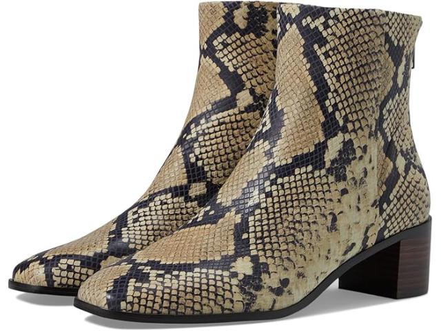 (取寄) メイドウェル レディース ザ エセックス アンクル ブーツ イン スネークスキン-スタンプド レザー Madewell women The Essex Ankle Boot in Snakeskin-Stamped Leather Ivory Multi