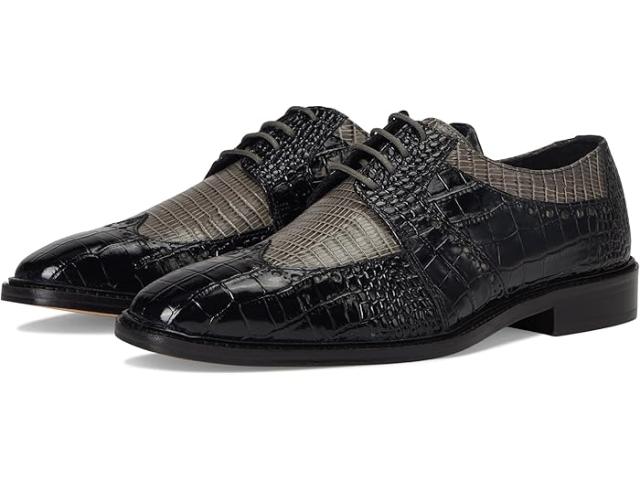 (取寄) ステイシー アダムス メンズ ウィングチップ レース-アップ Stacy Adams men Travato Wingtip Lace-Up Black/Gray