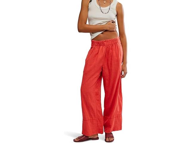 (取寄) フリーピープル レディース デイズ エンド リネン プル オン Free People women Days End Linen Pull On Poppy Red