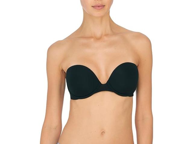 (取寄) ナトリ レディース ミニマル ストラップレス コンツアー アンダーワイヤー Natori women Natori Minimal Strapless Contour Underwire Black