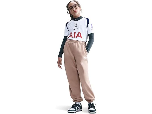 (取寄) ナイキ キッズ キッズ クラブ フリース ルーズ パンツ (リトル キッド/ビッグ キッド) Nike Kids kids Club Fleece Loose Pants (Little Kid/Big Kid) Hemp/Hemp/White