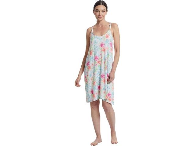 (取寄) トミーバハマ レディース ショート スリーブレス ナイトガウン  Bahama women Short Sleeveless Nightgown Tropical Floral