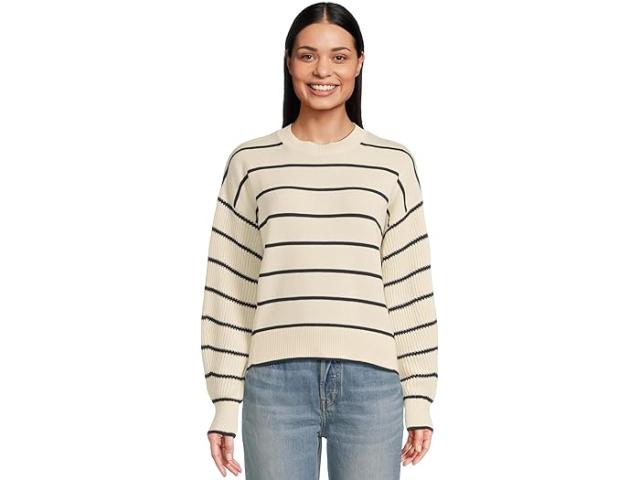 (取寄) メイドウェル レディース ストライプ テイラー ファム スリーブ ライトウェイト シー Madewell women Stripe Taylor Femme Sleeve Lightweight C Navy Stripe Combo