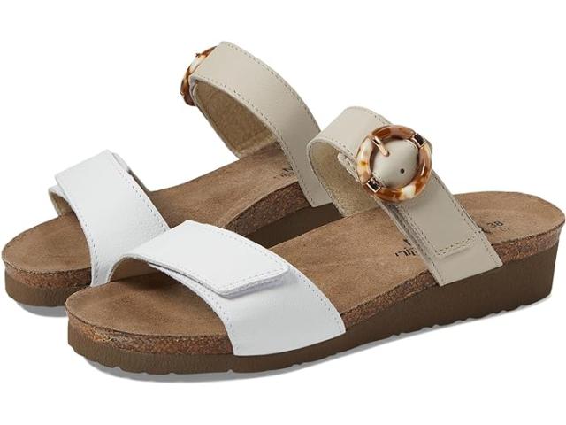 (取寄) ナオト レディース  Naot women Naot Anabel Soft White Leather/Soft Ivory Leather