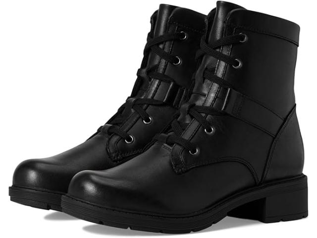 (取寄) クラークス レディース ハース パーカー Clarks women Hearth Parker Black Leather