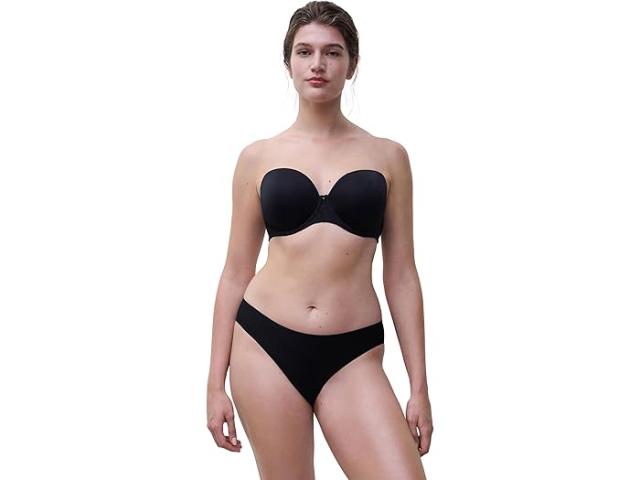 (取寄) シャンテル レディース コンフォート シック フル バスト ストラップレス ブラ Chantelle women Comfort Chic Full Bust Strapless Bra Black