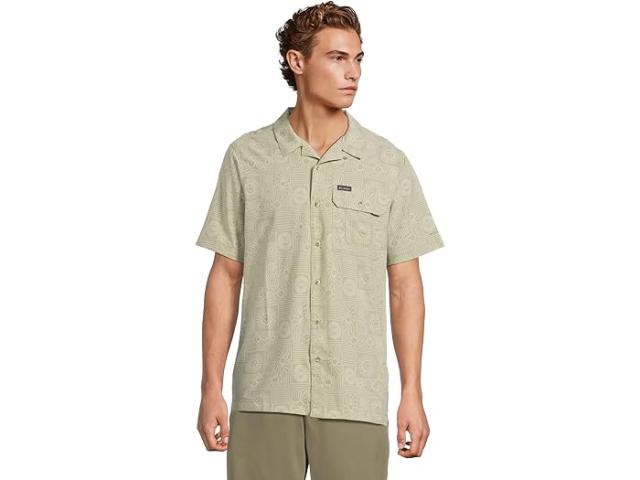 (取寄) コロンビア メンズ テック トレイル ユーティリティ プリンテッド ウーブン ショート スリーブ Columbia men Tech Trail Utility Printed Woven Short Sleeve Safari Blazing Trails