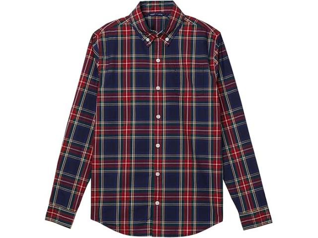 (取寄) ジャニー アンド ジャック プレイド ポプリン ボタン ダウン トップ (トドラー/リトル キッド/ビッグ キッド) Janie and Jack Plaid Poplin Button Down Top (Toddler/Little Kid/Big Kid) Multicolor