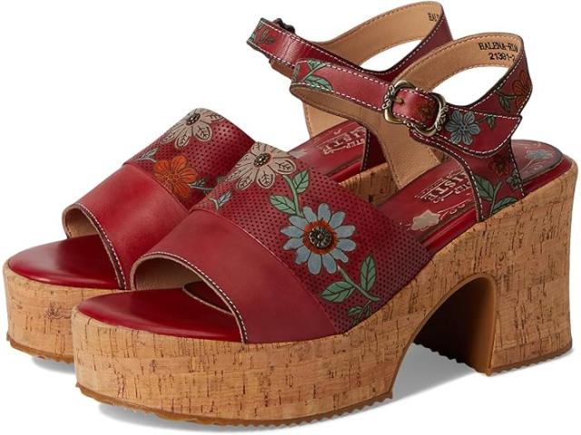 (取寄) ラルティストバイスプリングステップ レディース ヘレナ L'Artiste by Spring Step women Halena Red Multi