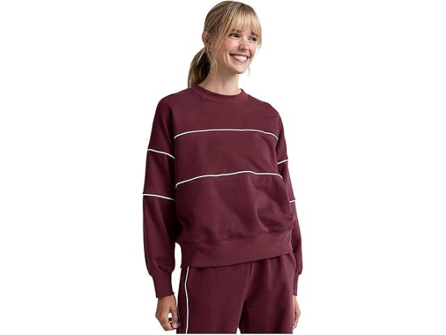 (取寄) ビヨンドヨガ レディース パイパー オーバーサイズ スウェットシャツ Beyond Yoga women Luxefleece Piper Oversized Sweatshirt Dark Cherry