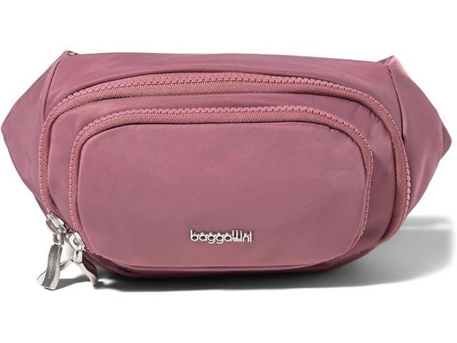 (取寄) バッガリーニ レディース オン ザ ゴー ベルト バッグ ウェスト パック Baggallini women Baggallini On The Go Belt Bag Waist Pack Mauve Twill
