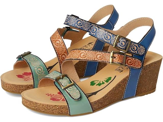 (取寄) ラルティストバイスプリングステップ レディース  L'Artiste by Spring Step women Tanja Mint Green Multi