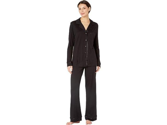 (取寄) コサベラ レディース ベラ リラックスド-フィット ロング スリーブ トップ パンツ セット Cosabella women Cosabella Bella Relaxed Long Sleeve Top Pants Set Black/Black