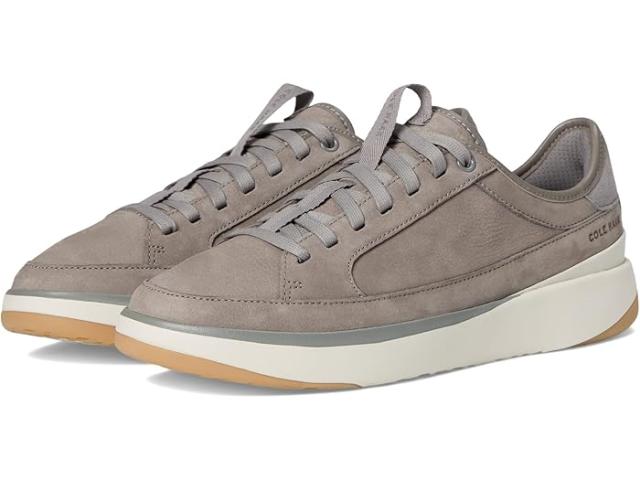 (取寄) コールハーン メンズ グランドプロ オール デイ コート レザー スニーカー Cole Haan men Grandpro All Day Court Leather Sneakers Ironstone/Quiet Shade/Silver Birch