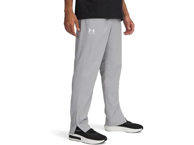 (取寄) アンダーアーマー メンズ ライバル ウーブン ウィンドブレーカー パンツ Under Armour men Rival Woven Windbreaker Pants Mod Gray/Mod Gray/White
