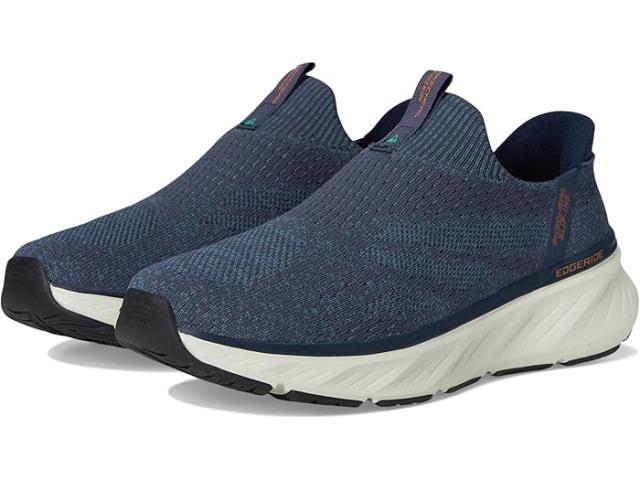 (取寄) スケッチャーズ メンズ コミッショナー ハンズ フリー スリップ-イン SKECHERS men Edgeride Commissioner Hands Free Slip-in Navy/Orange