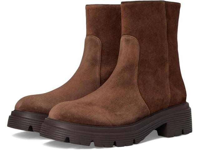 (取寄) スチュアート ワイツマン レディース ハドソン ライト ジップ ブーティ Stuart Weitzman women Hudson Lite Zip Bootie Walnut