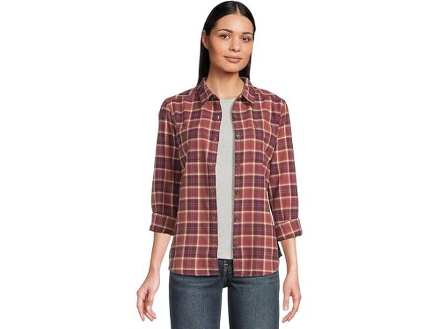 (取寄) ロイヤルロビンズ レディース ライバック オーガニック コットン フランネル ロング スリーブ  Robbins women Lieback Organic Cotton Flannel Long Sleeve Wild Rhubarb Bodega Bay Pld
