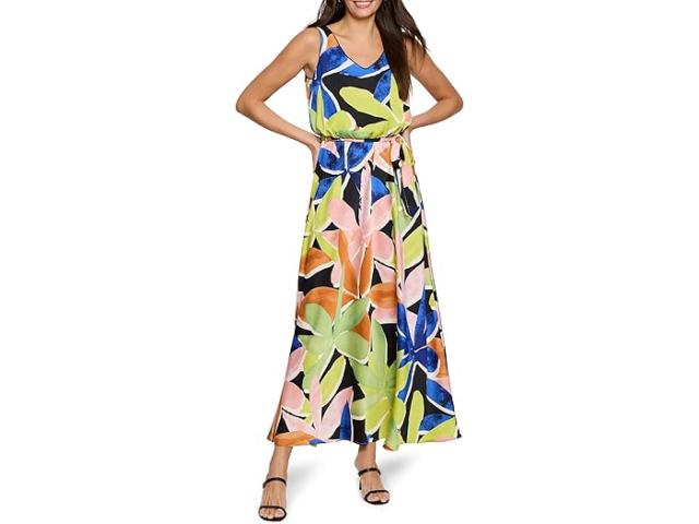 (取寄) ニックゾー レディース メガ ブルームス ビアンカ ドレス NIC+ZOE women Mega Blooms Bianca Dress Green Multi