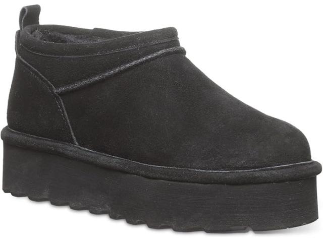 (取寄) ベアパウ レディース レトロ スーパー ショーティー Bearpaw women Retro Super Shorty Black