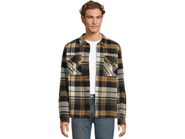 (取寄) ハーレー メンズ サンタ クルス シーサイド ロング スリーブ Hurley men Santa Cruz Seaside Flannal Long Sleeve Black