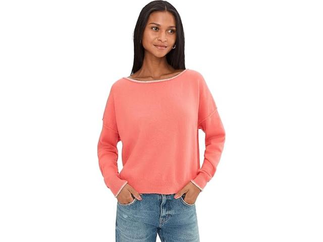 (取寄) フリーピープル レディース シー ミー プルオーバー Free People women See Me Pullover Coral Rimson Combo