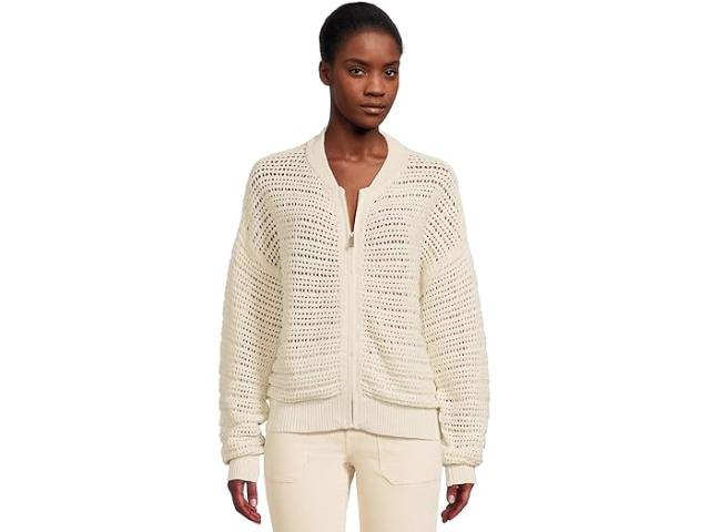 (取寄) サンクチュアリ レディース オープン ニット ボンバー Sanctuary women Open Knit Bomber Chalk