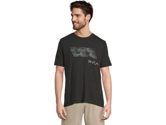 (取寄) ルーカ メンズ ルーカ ブラー フィル ショート スリーブ RVCA men Rvca Blur Fill Short Sleeve Black