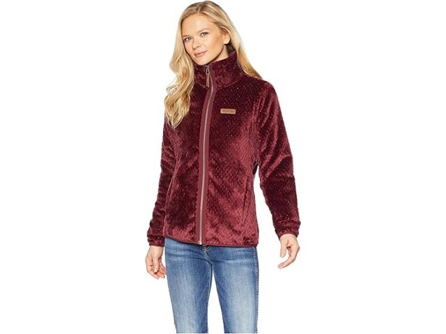 (取寄) コロンビア レディース ファイアー サイド リ シェルパ フル ジップ Columbia women Fire Side II Sherpa Full Zip Rich Wine 1