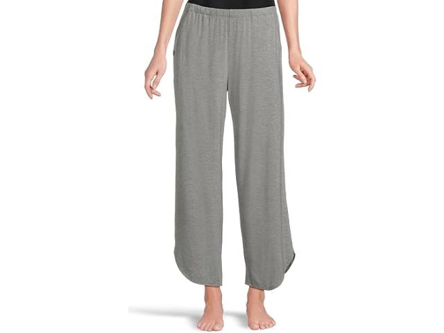 (取寄) ベアフットドリームス レディース ウルトラ ソフト ジャージ カーブ ヘム クロップド パンツ Barefoot Dreams women Ultra Soft Jersey Curved Hem Cropped Pant Heathered Gray