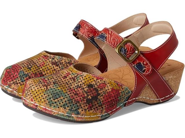 (取寄) ラルティストバイスプリングステップ レディース  L'Artiste by Spring Step women Koraline Red Multi