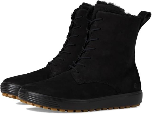 (取寄) エコー レディース ソフト 7 トレッド ハイ-カット ブーツ ECCO women Soft 7 Tred High-Cut Boots Black