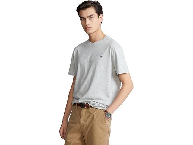 (取寄) ラルフローレン メンズ クラシック フィット クルー Tシャツ Polo Ralph Lauren men Classic Fit Crew T-Shirt Taylor Heather