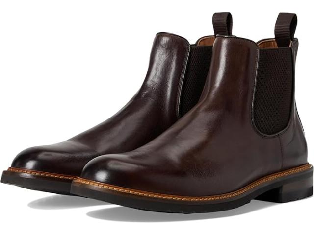 (取寄) ジョンストン&マーフィー コレクション メンズ ハートフォード チェルシー ブーツ Johnston & Murphy Collection men Hartford Chelsea Boots Dark Brown Italian Calfskin