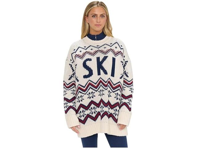 (取寄) ショウ ミー ユア ムームー レディース ファイヤーサイド セーター Show Me Your Mumu women Fireside Sweater Cream Ski Knit