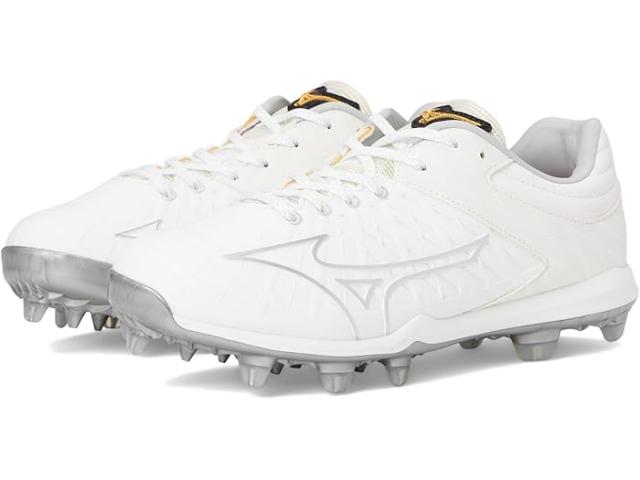 (取寄) ミズノ レディース プロ FP ロー TPU Mizuno women Pro Fp Low Tpu White-Silver