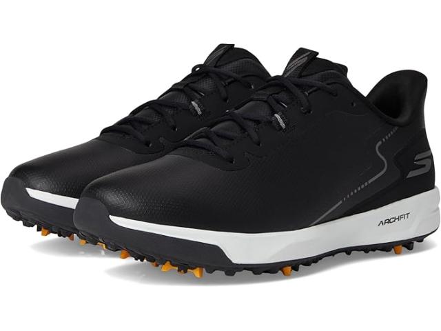 (取寄) スケッチャーズ ゴルフ メンズ エリート ボルテックス ライバル アーチフィット ゴルフ シューズ Skechers GO GOLF men Elite Vortex Rival ArchFit Golf Shoe Black
