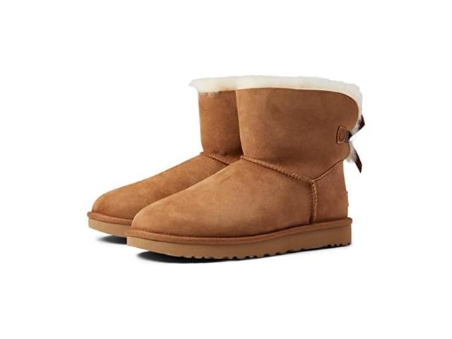 (取寄) アグ レディース ミニ ベイリー ボウ リ UGG women Mini Bailey Bow II Chestnut