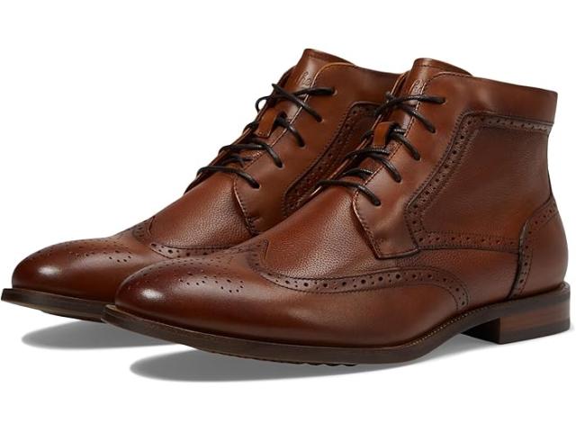 (取寄) フローシャイム メンズ ルッチ ウィングチップ レース ブーツ Florsheim men Rucci Wingtip Lace Boot Cognac