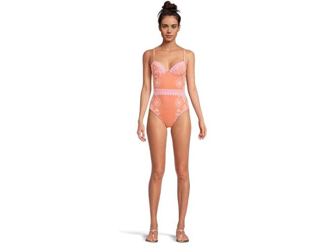 (取寄) リリー ピュリッツァー レディース パルマ ワンピース Lilly Pulitzer women Palma One-Piece Papaya Breezy Palm Engineered One-Piece