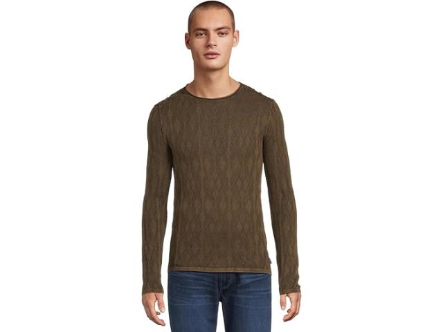 (取寄) ジョン バルベイトス メンズ ブライセン クルー John Varvatos men Brycen Crew Y2541W25 Teakwood