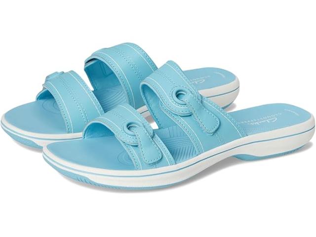 (取寄) クラークス レディース ブリーズ メイ Clarks women Breeze Maye Sky Blue Synthetic