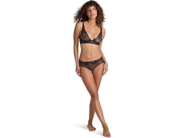 (取寄) コマンドー レディース ダブル テイク レース ビキニ Commando women Double Take Lace Bikini Black