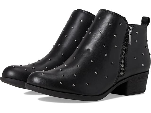 (取寄) ラッキーブランド レディース バーゼル スタデッド ブーティ Lucky Brand women Basel Studded Bootie Black