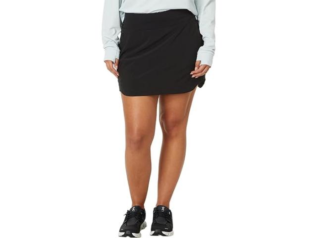 (取寄) フリーフライ レディース バンブー-ラインド アクティブ ブリーズ スコーツ - ロング Free Fly women Free Fly Bamboo-Lined Active Breeze Skorts - Long Black