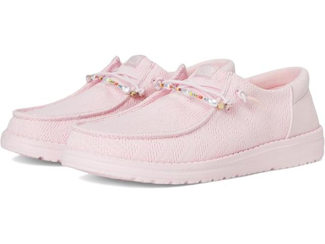 (取寄) ヘイ デュード レディース ウェンディ ファンク メッシュ Hey Dude women Wendy Funk Mesh Shoelry Light Pink